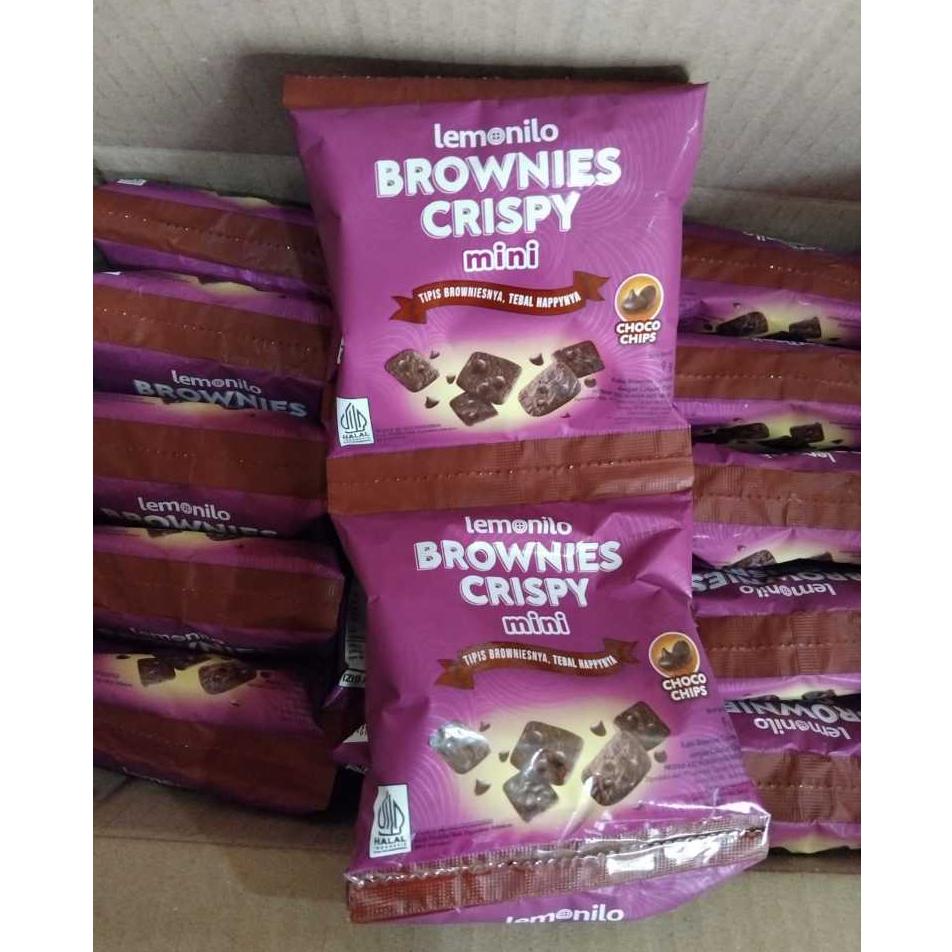 Jual Brownies crispy lemonilo mini 1 RENTENG - Lemonilo Brownies Crispy ...