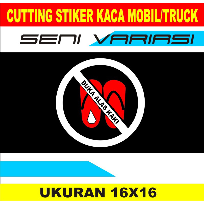 Jual stiker buka alas kaki | Shopee Indonesia