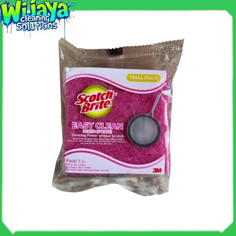 Jual Scotch Brite Spons Cuci Piring Sabut Anti Gores Easy Clean Kotak ...