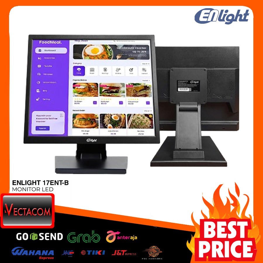 Jual ENLIGHT 17ENT-B - MONITOR LED | 17"inch | TouchScreen | TFT LCD ...