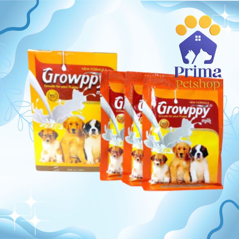 Jual GROWPPY MILK SUSU ANAK ANJING SACHET 30ml | Shopee Indonesia