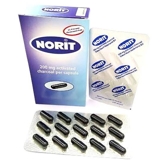 Jual Norit Capsule 200mg Obat Diare Sakit Perut Mencret Netherlands ...