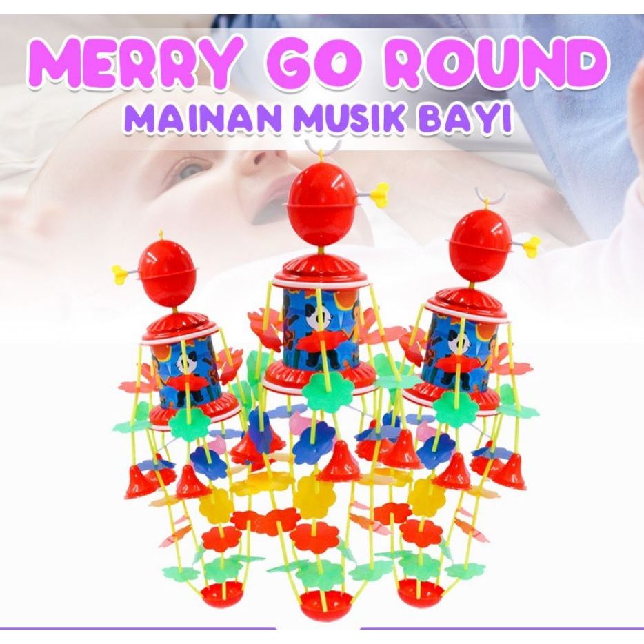 Jual MS - Mainan Bayi Gantung Putar - Merry Go Round Musical Toys ...
