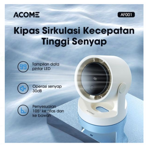 Jual Acome Portable Desktop Mini Fan USB Kipas Angin Mini AF001 ...