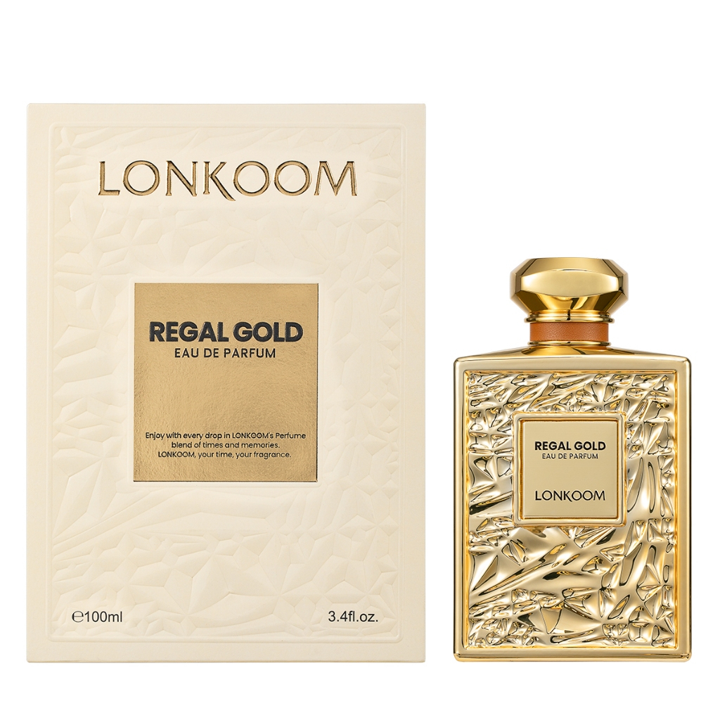 Jual LONKOOM Regal Gold Eau De Perfume 100ml Parfum EDP Pria Wanita ...