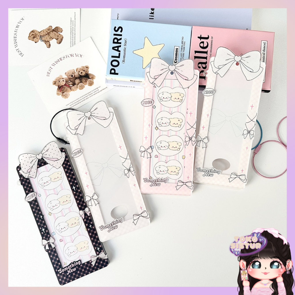 Jual [TS] CAHOL PHOTOSTRIP RIBBON CUTE AKRILIK PHOTOCARD PHOTOBOOTH ...
