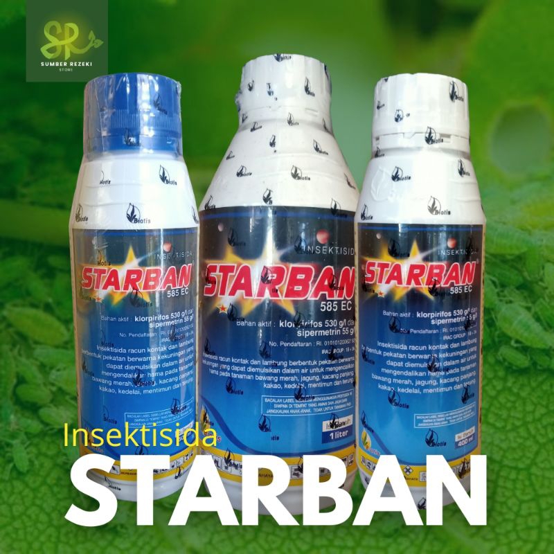 Jual STARBAN 585 EC INSEKTISIDA RACUN KONTAK MENGENDALIKAN HAMA PRODUK ORI PESTISIDA KIMIA ISI ...