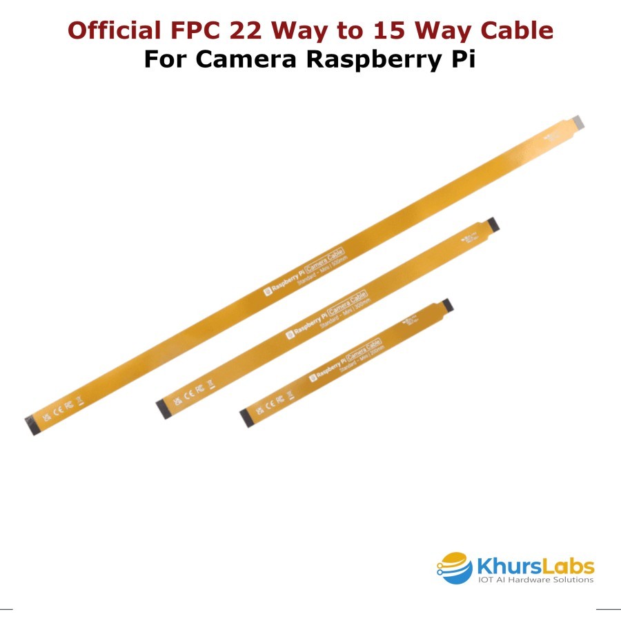 Jual Official FPC 22 Way to 15 Way Cable Original For Camera Raspberry Pi | Shopee Indonesia