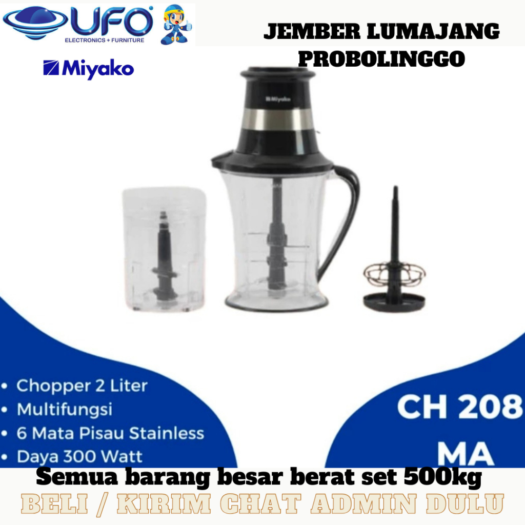 Jual Miyako CH208MA chopper plastik besar | Shopee Indonesia