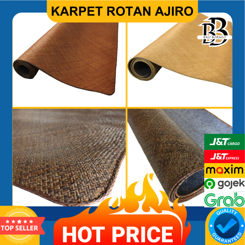 Jual Karpet Ajiro Bali - Karpet Rotan Kalimantan Kualitas Ekspor, Tikar ...