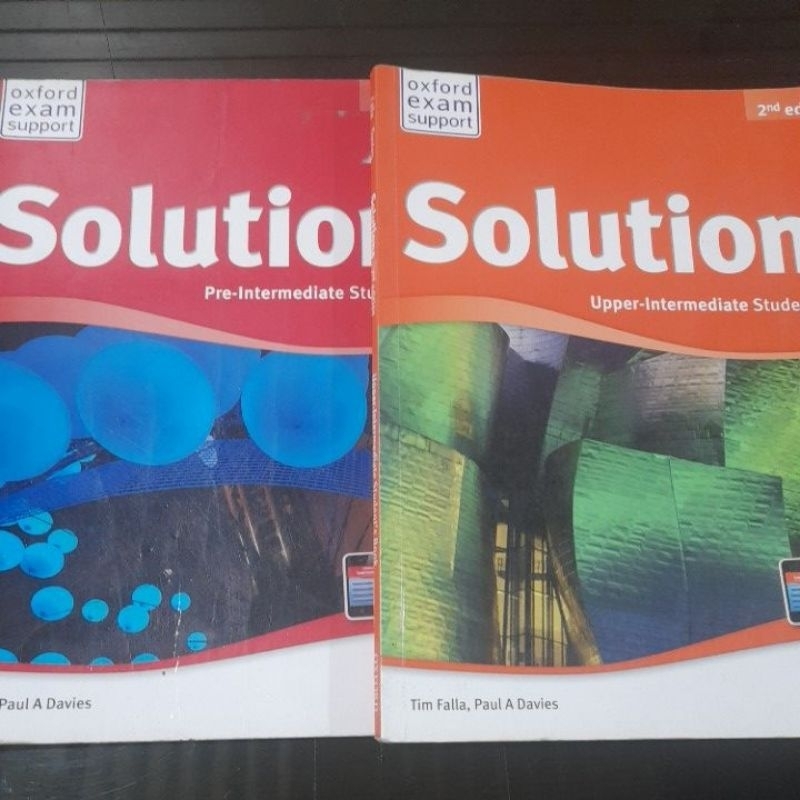 Jual OXFORD SOLUTIONS PRE- INTERMEDIATE/UPPER-INTERMEDIATE STUDENTS ...