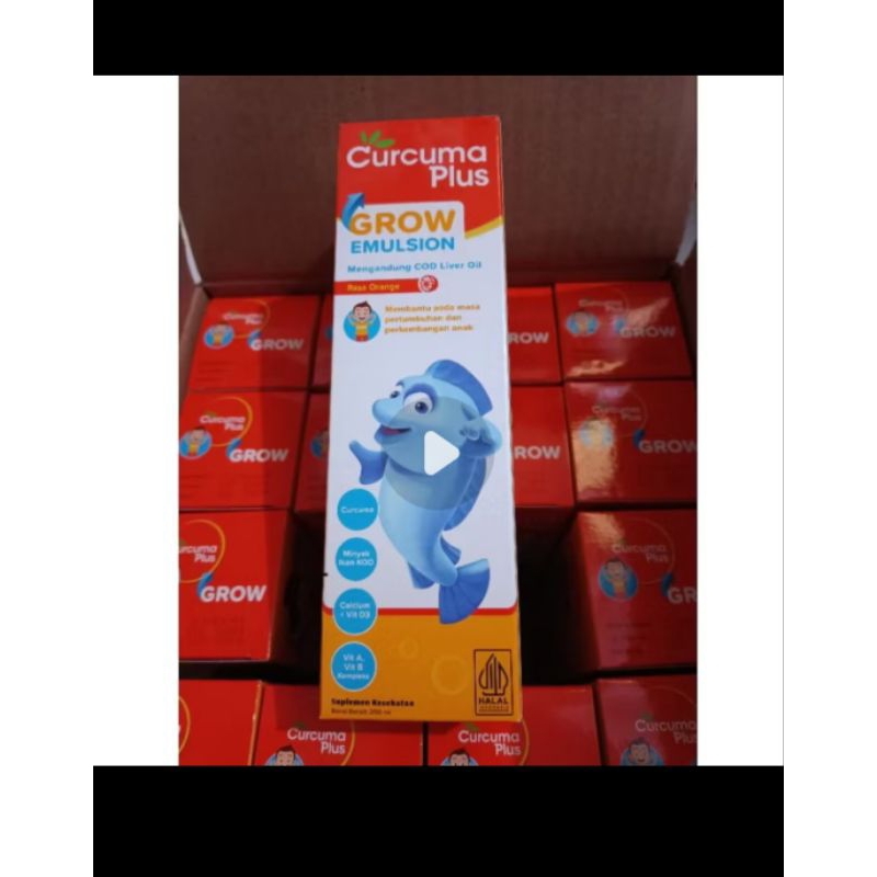 Jual Curcuma Plus Grow Emulsion Syrup - Orange 200ml, strawberry ...