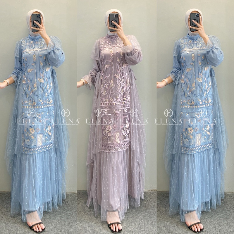 Jual MARILYN DRESS || DRESS RENDA || DRESS BROCADE KRKINIAN || | Shopee ...