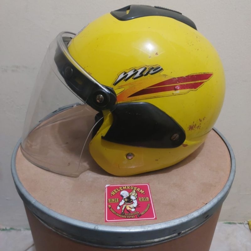 Jual HELM LAWAS, JADUL, KLASIK YAMAHA MIO SPORTY ORIGINAL | Shopee ...