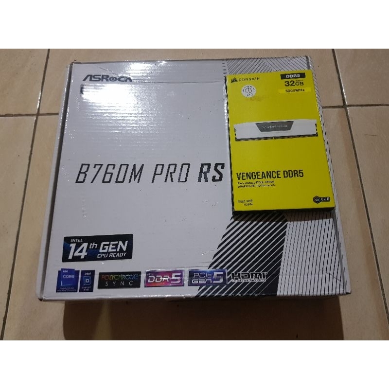 Jual i7 12700f | B760M Pro RS DDR5 | Ram Corsair 32GB DDR5 Paketan PC ...