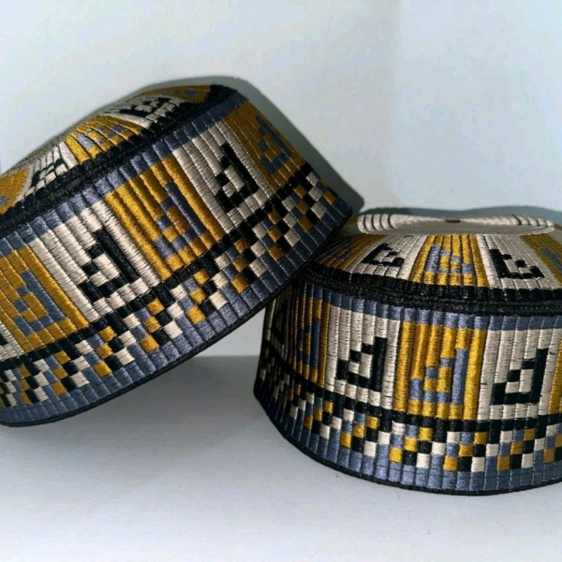 Jual peci Bugis Tengku umar full bordir | Shopee Indonesia