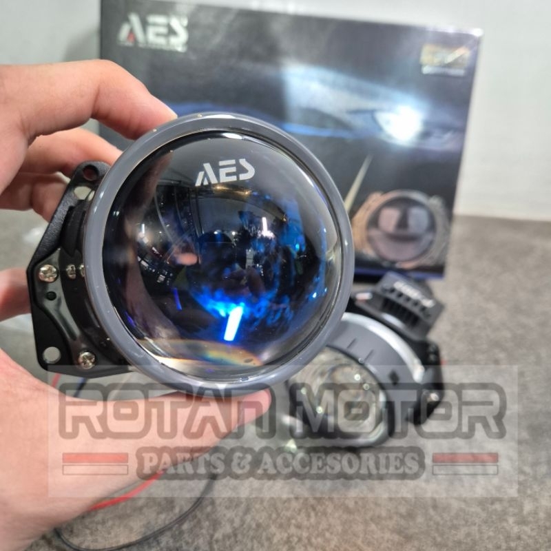 Jual PROJIE LED / BILED Viral AES F-002 / Bi-Led F002 3INCH SEMI LASER ...