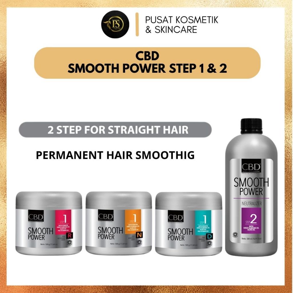 Jual CBD Professional Smooth Power Step 1 dan Step 2 With keratin Sweet ...