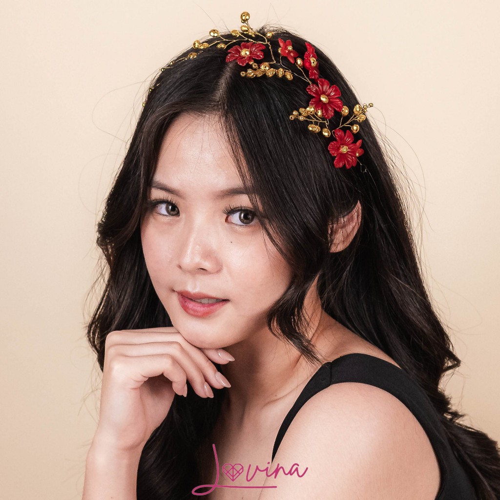 Jual Lovina Devina Headpiece - Aksesoris Bunga Mutiara Rambut Wanita ...