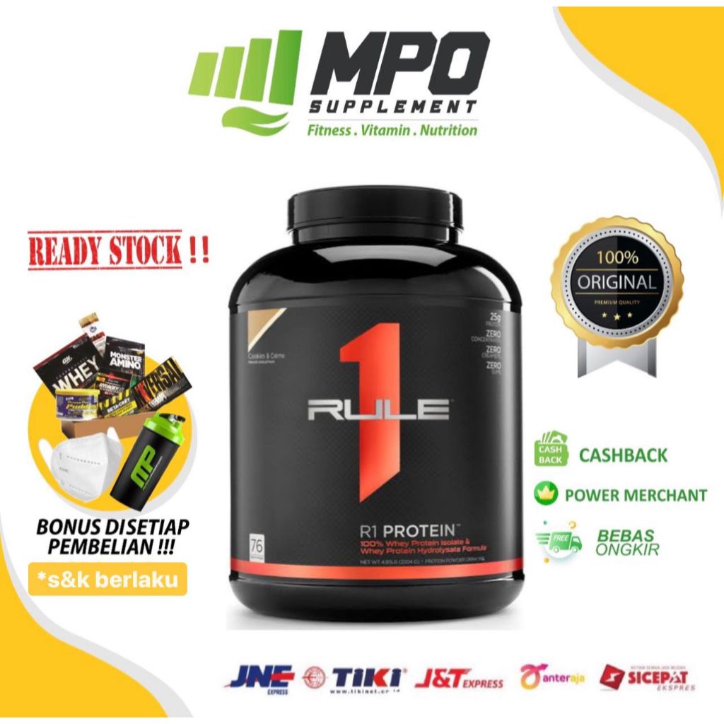 Jual Rule One Rule 1 R1 Protein R 1 Protein 5.03 lb Whey Protein ...