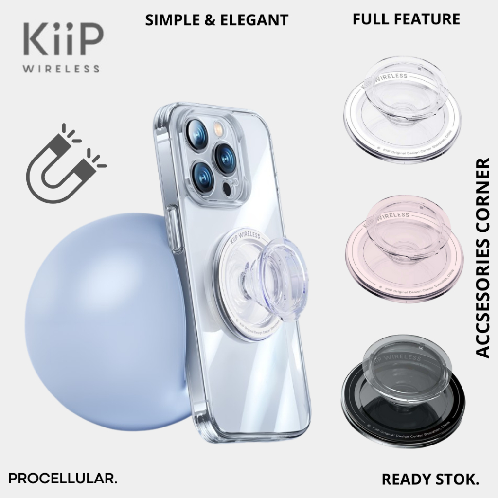 Jual KiiP Popsocket HP Magnetic Griptok Magnet Phone Holder Anti Slip ...