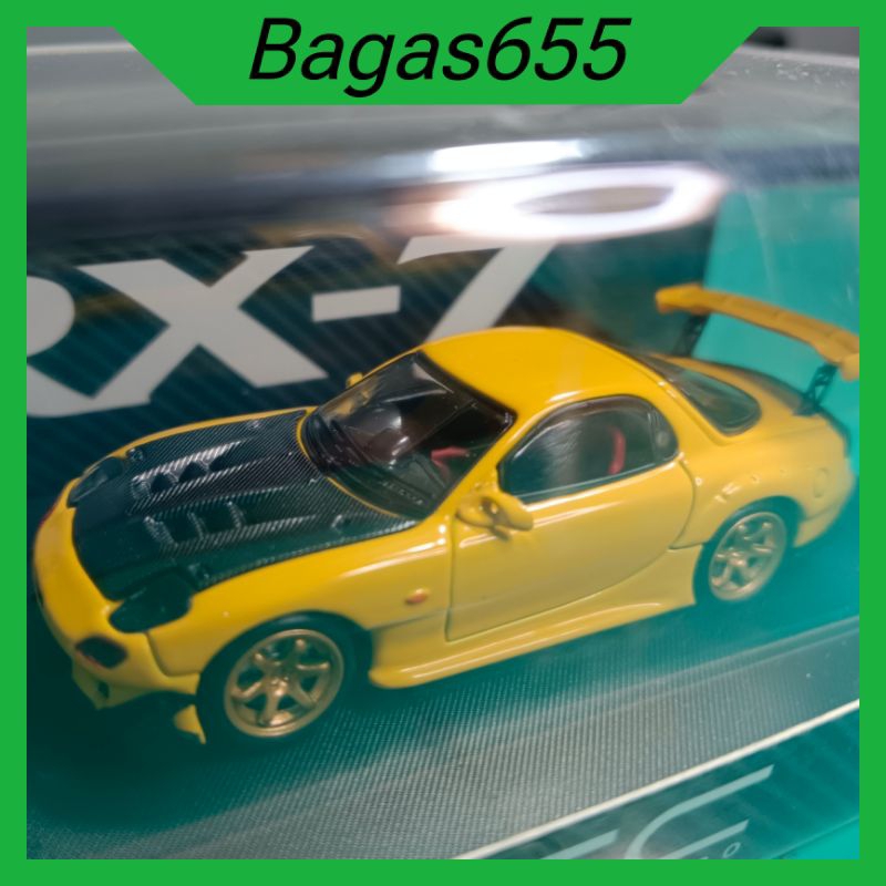 Jual diecast bsc mazda rx7 re amemiya initial d keisuke takahashi 1/64 ...