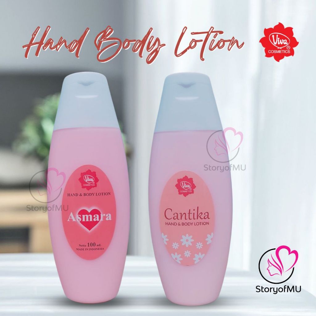 Jual VIVA Hand & Body Lotion 100ml | Cantika | Asmara | Cendana ...