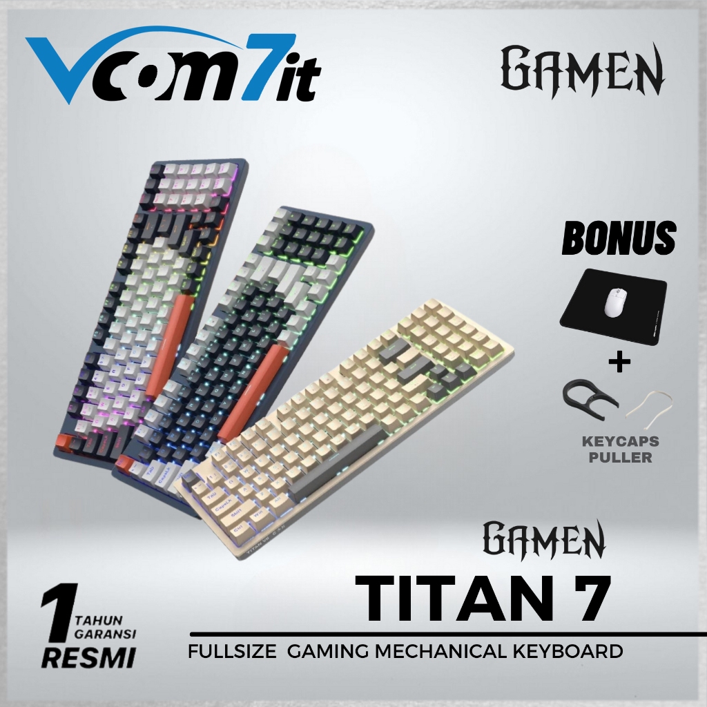 Jual GAMEN Gaming Mechanical Keyboard Titan 7 Edition Linear Switch 94 ...