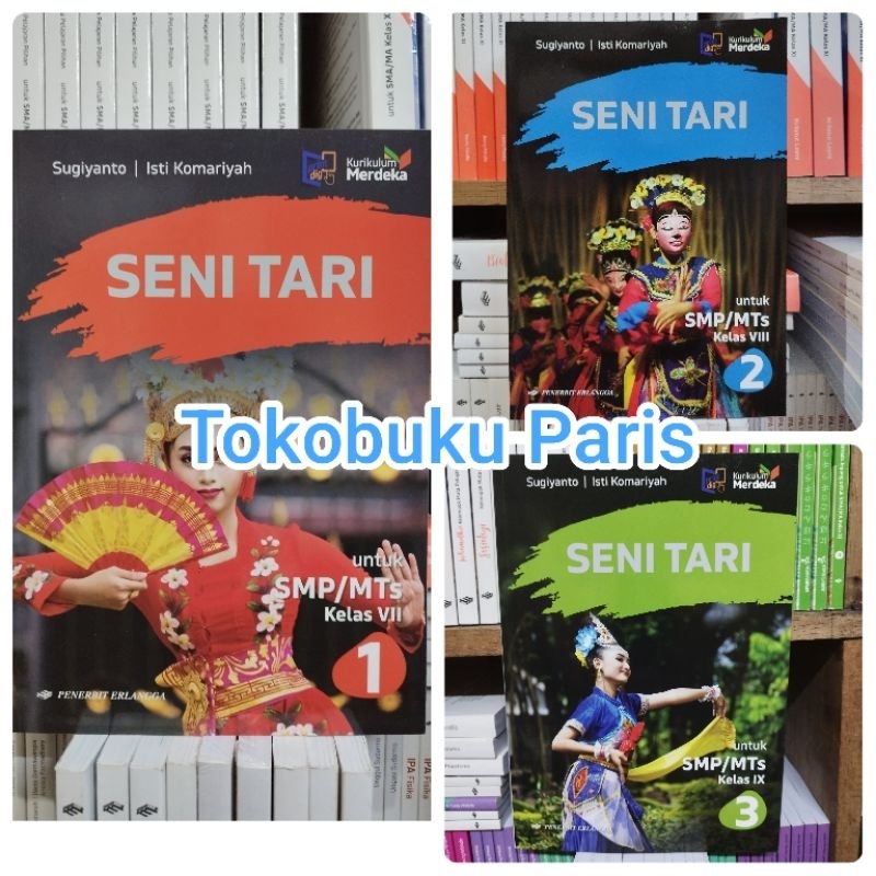 Jual ORI Buku Siswa Seni Tari smp mts kelas 1 7 VII, 2 8 VIII, 3 9 IX Kurikulum Merdeka Erlangga ...