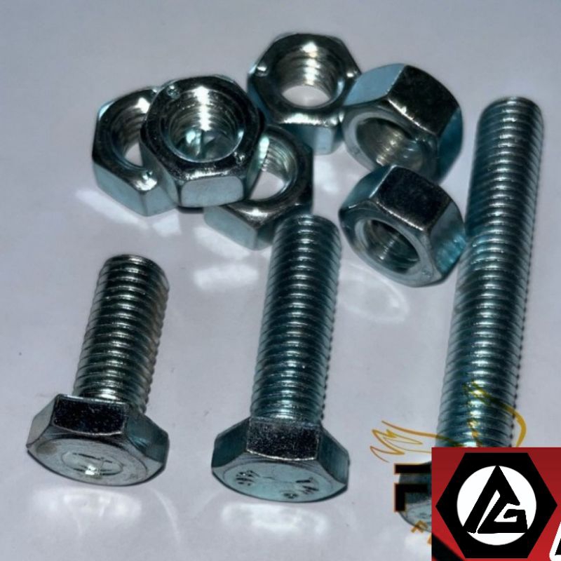 Jual Baut Mur Putih M16 x 110 (11 cm) / Baut 24 Putih / BMP / Baut Hex / Baut Kunci 24 | Shopee ...