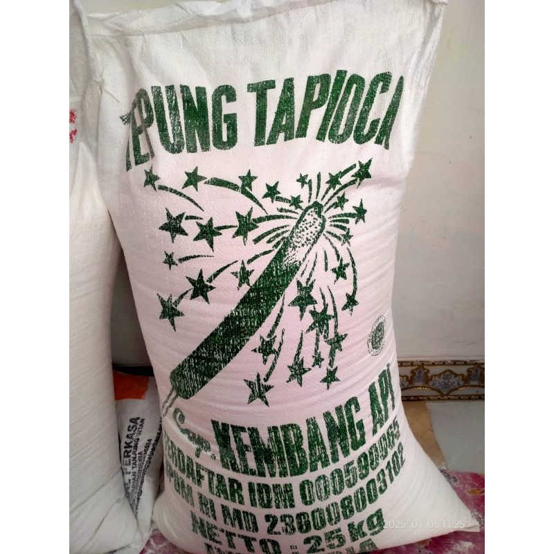 Jual Tepung tapioka alus cap kembang api repack 1 kg kualitas premium ...