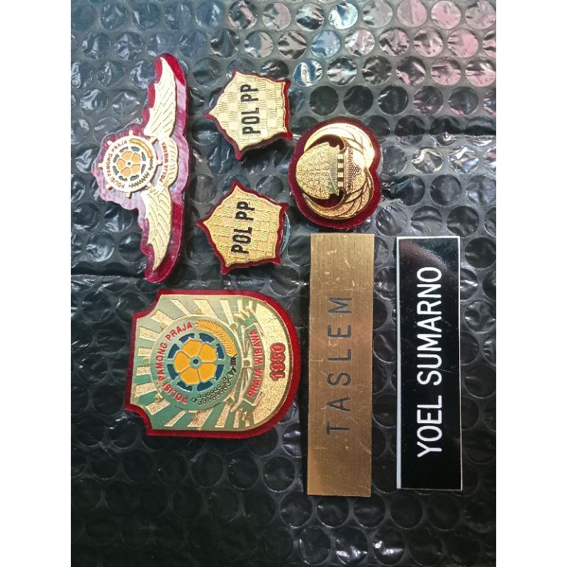 Jual ATRIBUT PDH POL PP LENGKAP 1SET ATRIBUT POL PP MAGNET | Shopee ...