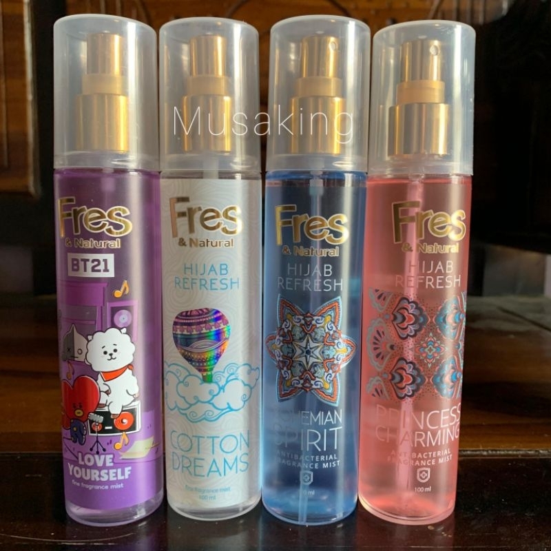 Jual Fres & Natural Spray Cologne 100ml | Shopee Indonesia