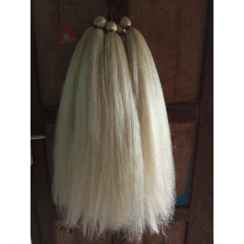 Jual Rambut cemara putih tulang panjang 50cm | Shopee Indonesia