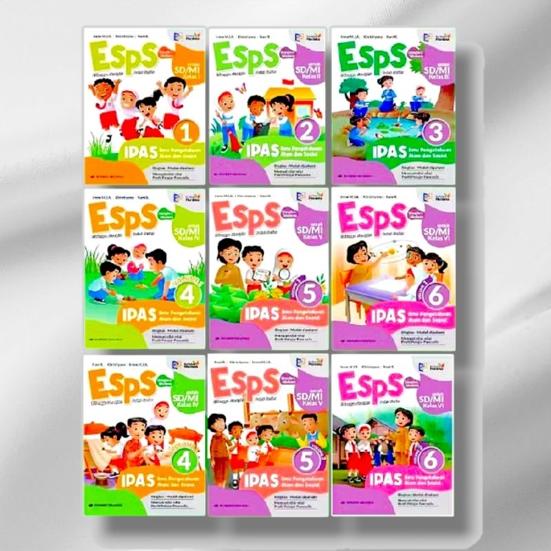 Jual Buku Erlangga (KURIKULUM MERDEKA) ESPS IPAS UNTUK SD/MI KELAS 1,2,3,4,5 DAN 6 | Shopee ...