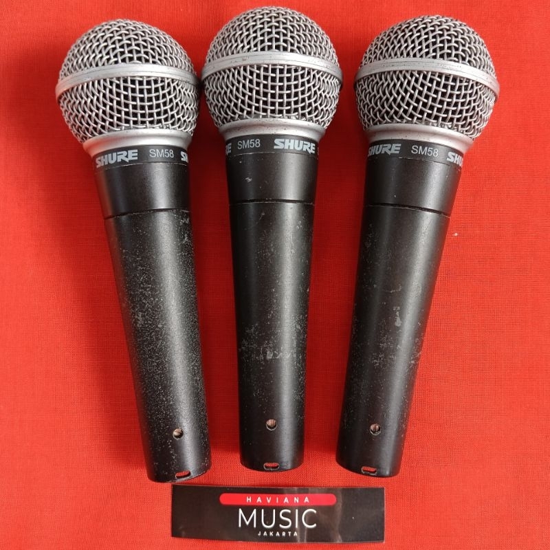 Jual SHURE SM58 ORIGINAL SECONDS | Shopee Indonesia