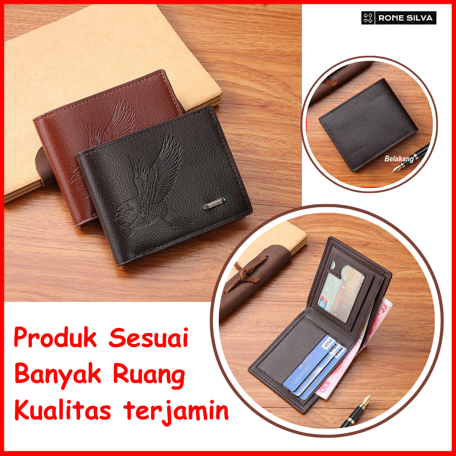 Jual Dompet Pria Kulit Lipat Cowok Kecil Ori Laki2 Banyak Slot Atm Ktp ...