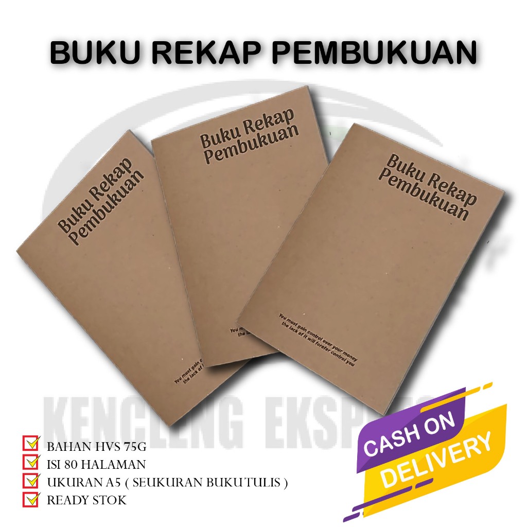 Jual BUKU REKAP PEMBUKUAN SIMPLE A5 READY STOK | Shopee Indonesia