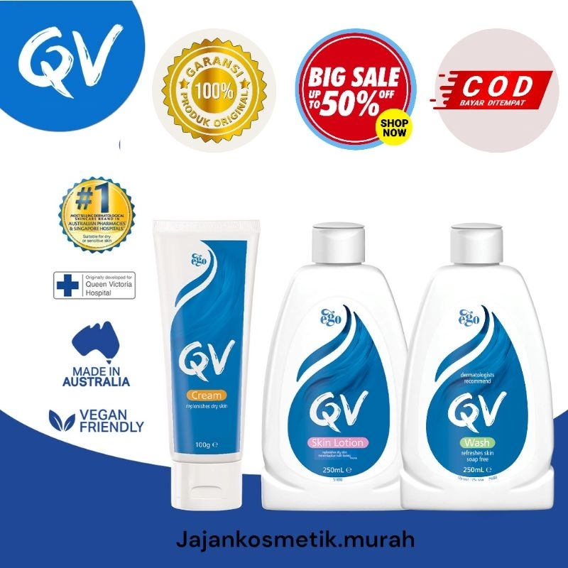 Jual QV Skin Lotion / Gentle Wash 250ml | Shopee Indonesia