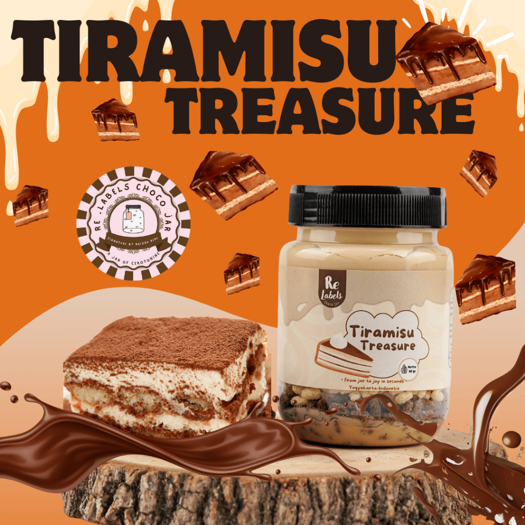 Jual Chocojar Tiramisu Treasure - Re.labels Coklat Lumer Crunchy Varian ...