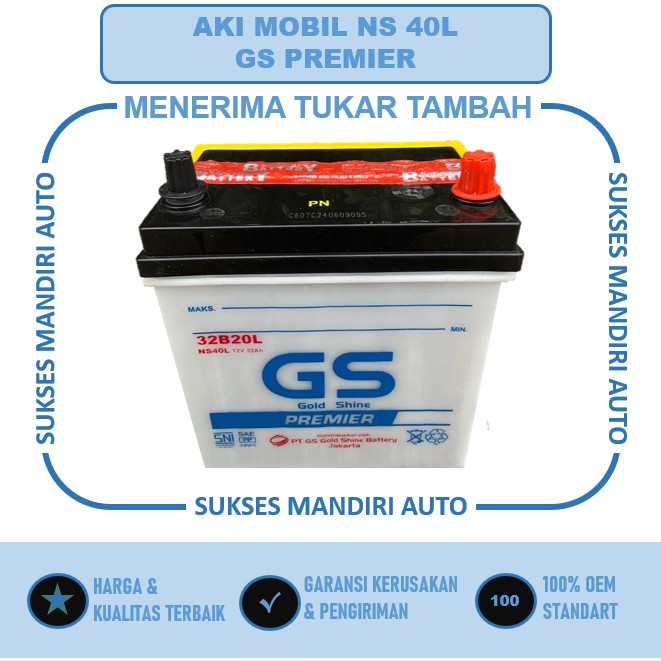 Jual Aki Mobil Veloz GS NS 60 PREMIER | Shopee Indonesia