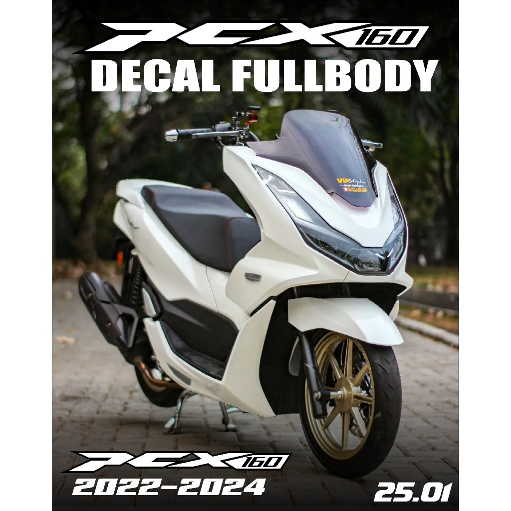 Jual OD DECAL STICKER PCX 160 2022-2024 FULL BODY PCX TERBARU WARNA ...
