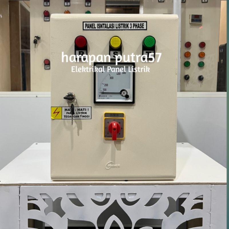 Jual BOX PANEL LISTRIK KOSONGAN LENGKAP VOLT METER | Shopee Indonesia