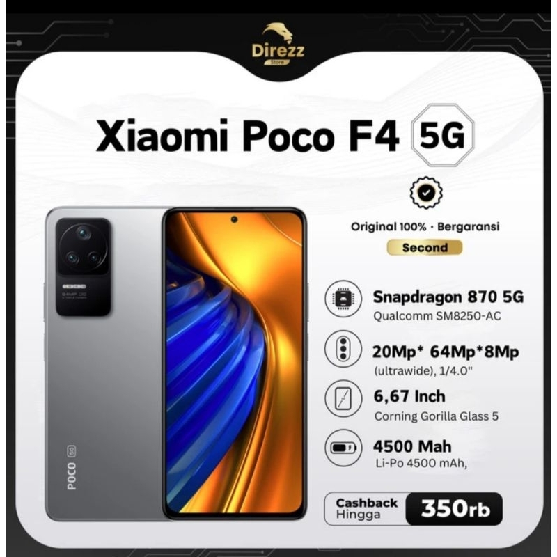 Jual Xiaomi Poco F4 5G Second | Shopee Indonesia