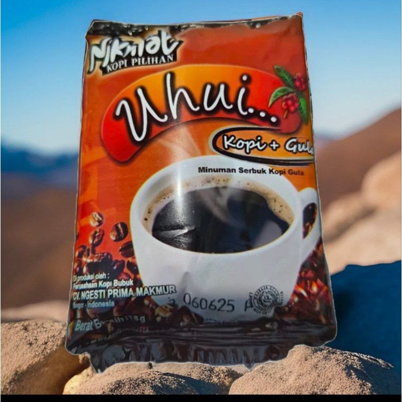 Jual (COD) Kopi Uhui Nikmat Bogor Kopi + Gula 18 gram isi 10 Sachet | Shopee Indonesia