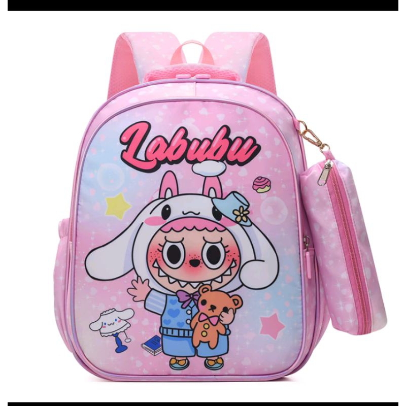 Jual GSRA0244 TAS RANSEL BACKPACK LABUBU TAS SEKOLAH ANAK TK/SD KARAKTER TERBARU | Shopee Indonesia