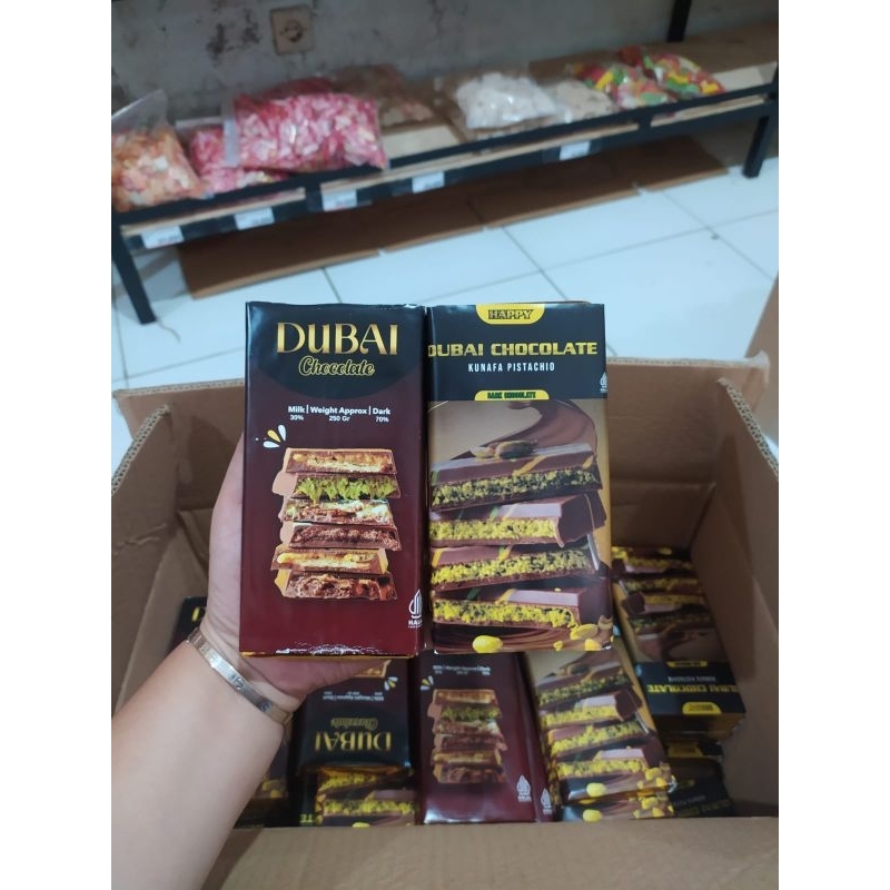 Jual Coklat Dubai Kunafa Pistachio | Shopee Indonesia