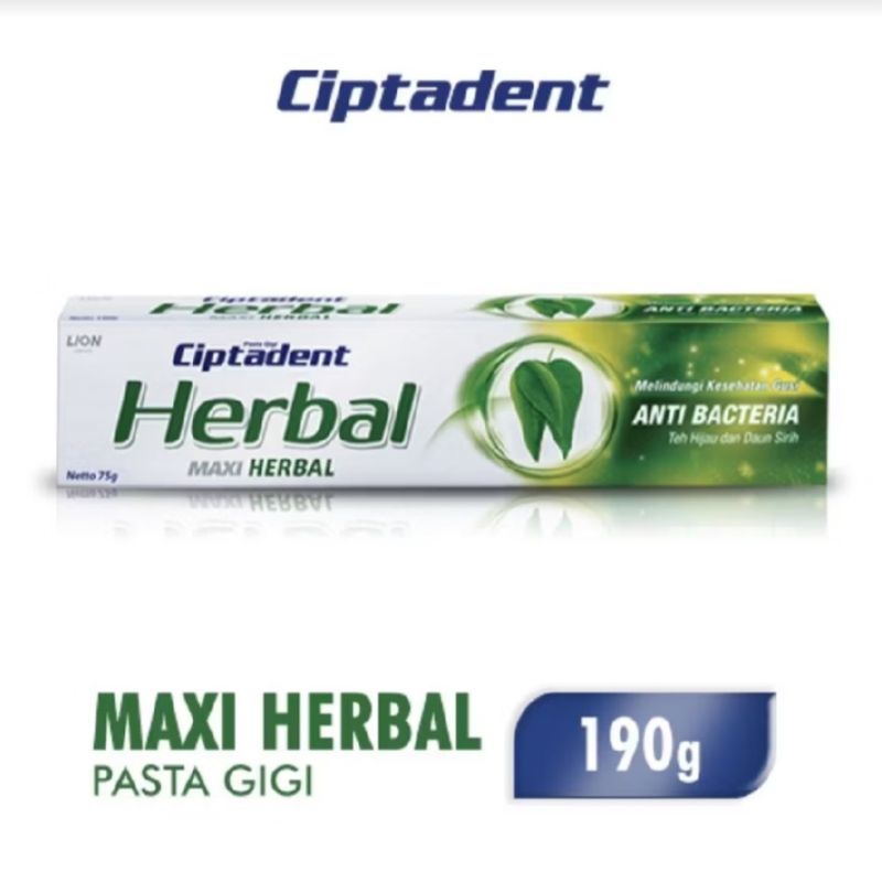 Jual Ciptadent Maxi Herbal 190g | Shopee Indonesia