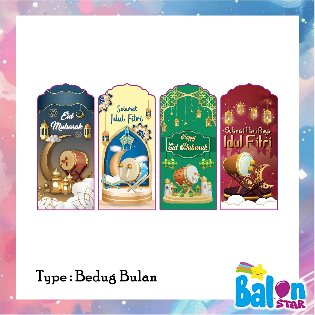 Jual (1Pak isi 8pcs) Amplop lebaran Motif Resmi Uk L panjang, angpao ...