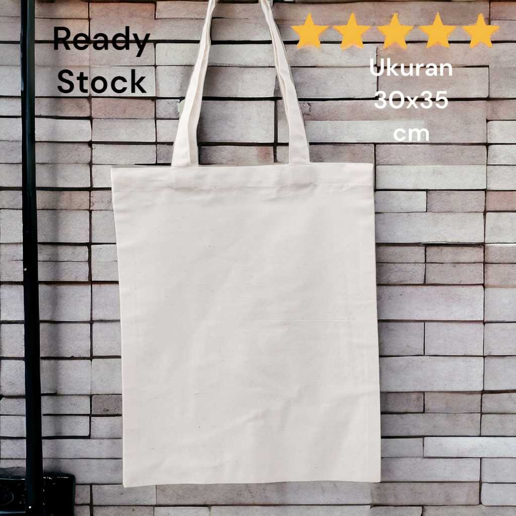 Jual TAS BLACU POLOS (Ready Stock Banyak) BISA ECOPRINT dan LUKIS ...